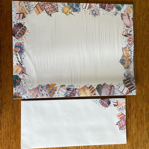 Gibson | Party Supplies | 5 Sheets Of Birthday Themed Printer Paper And ...